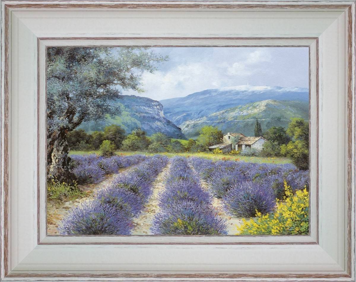 Champs de lavande sous le Ventoux - Deco campagne - Tableau Provence